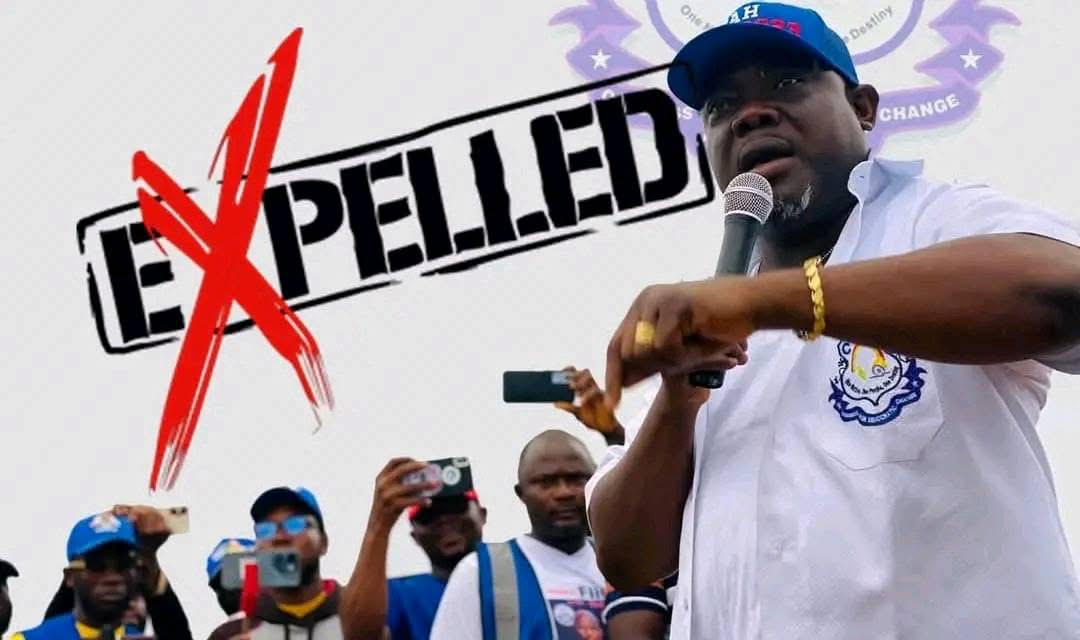 CDC Expels Deputy Speaker Thomas Fallah - Women Voices Newspaper